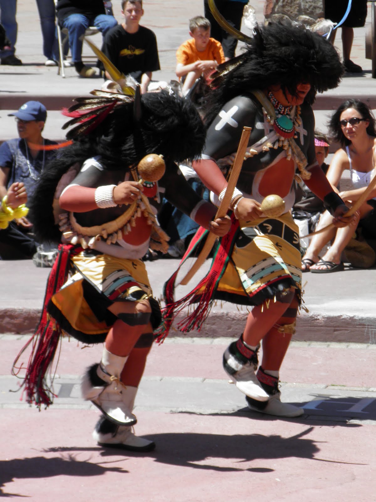 walking flagstaff: Hopi Buffalo Dance Niuvatukya'ovi Sinom Dance Group