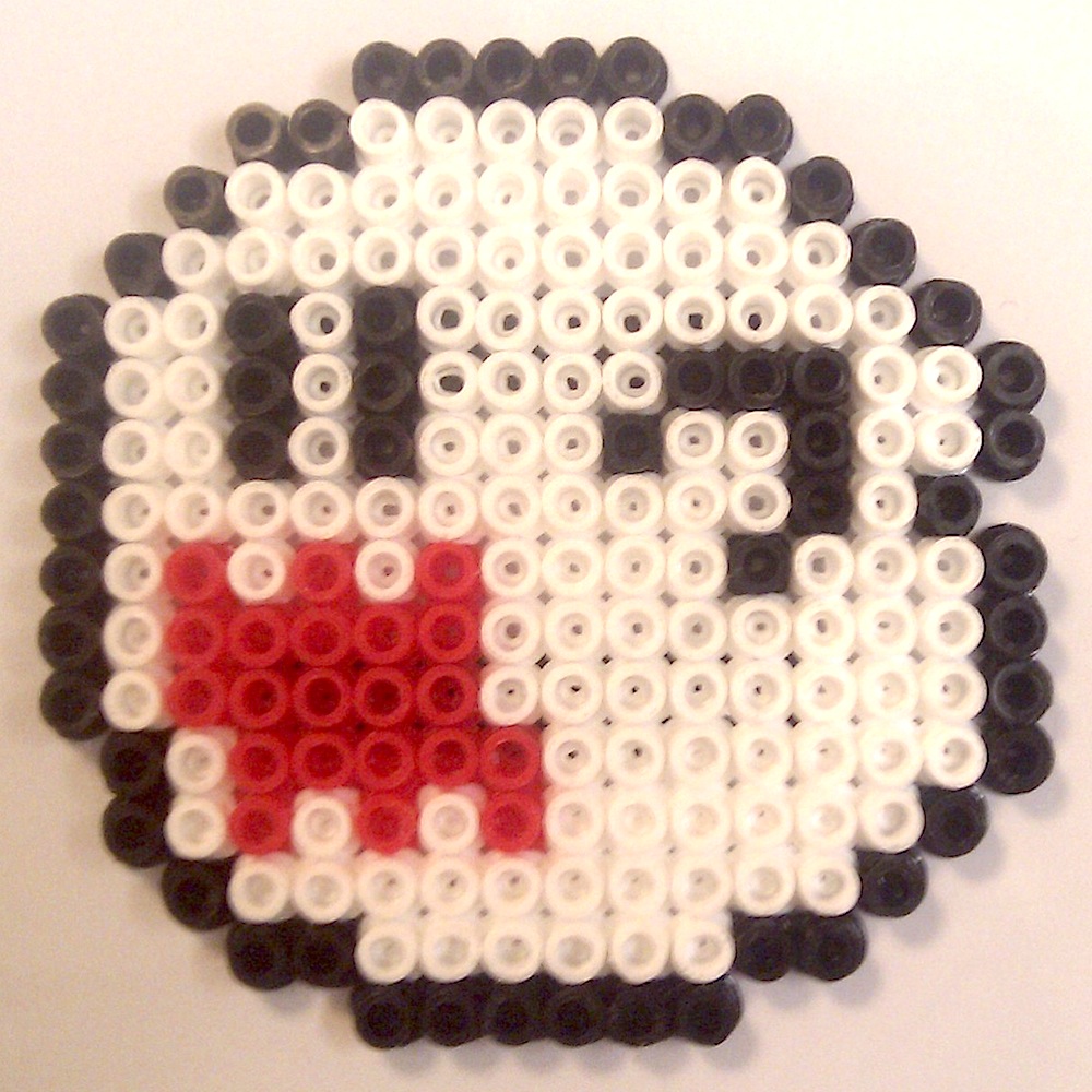 EcoCreo: Super Mario Yoshi + Boo (Ghost) + Star Hama Beads (Pyssla)