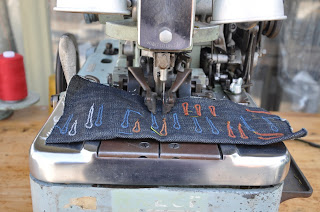 MOHSIN SAJID: Reece 101 "The Iron Duke" Chainstitch Key Hole Button Holes