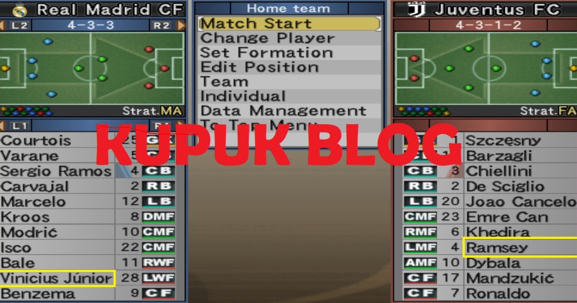 Update Pemain Option File Pes 6 Terbaru 2019 Full Transfer - plutoniko