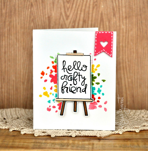 Hello Crafty Friend - Card | Agus Yornet Blog