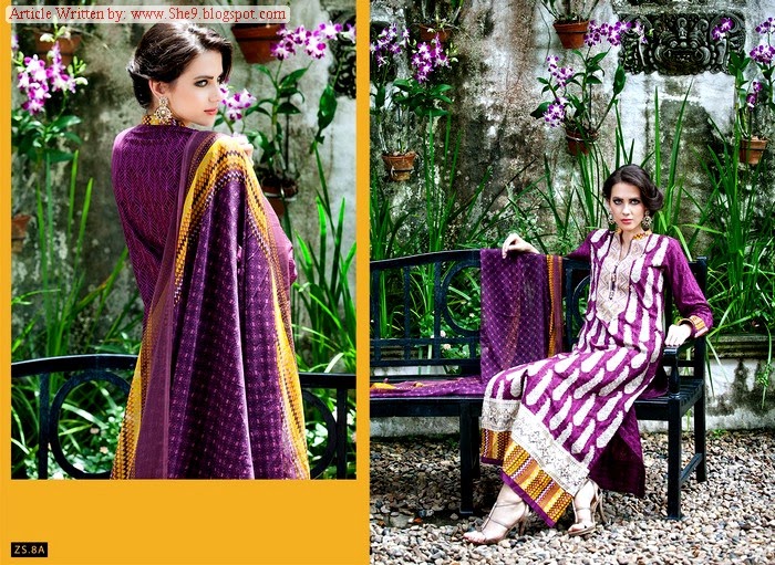 Kalyan Eid Dress Collection 2014-2015 By ZS Textiles ~ She9 | Change ...