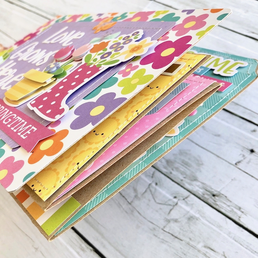 Doodlebug Design Inc Blog: SIMPLY SPRING | Mini Album with Virginia