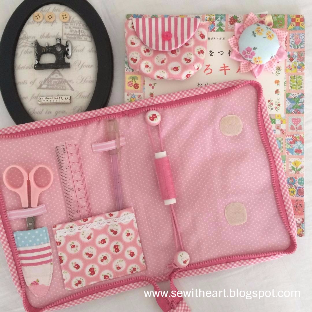 sew with heart: Sewing Swap : Sewing kit pouch