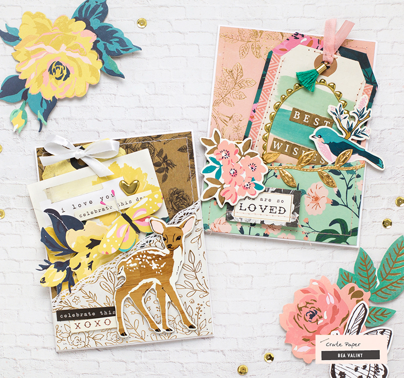 Bea Valint: Birthday Cards | Crate Paper DT