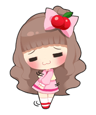 png : sticker1908 - LINE PLAY Cherry's Sweet Day
