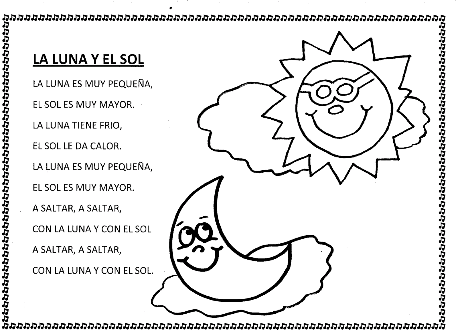 CANTORES INFANTILES: LA LUNA Y EL SOL