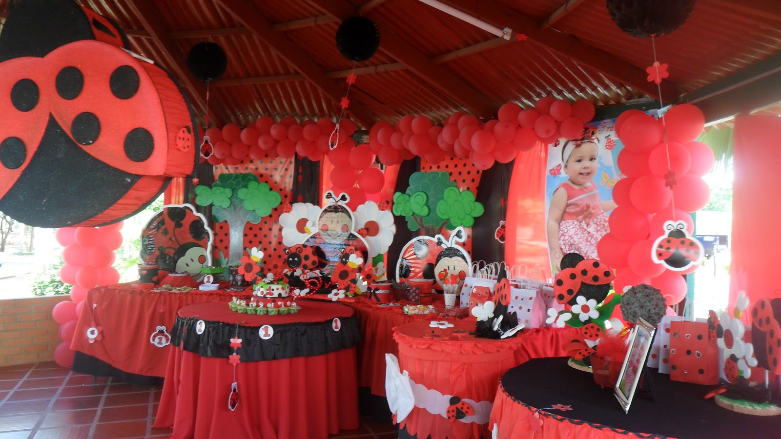 Ursula Newman Eventos: Decoración fiesta infantil LADYBUG