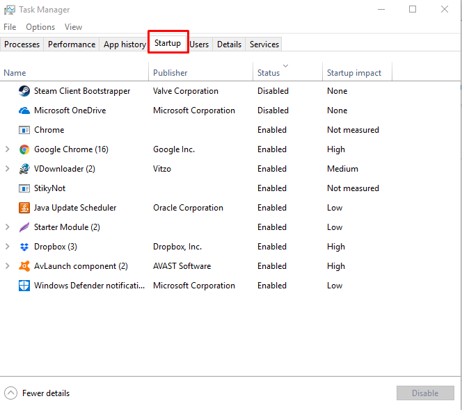 Cara Menonaktifkan Program Startup Windows 10 Yang Otomatis Berjalan