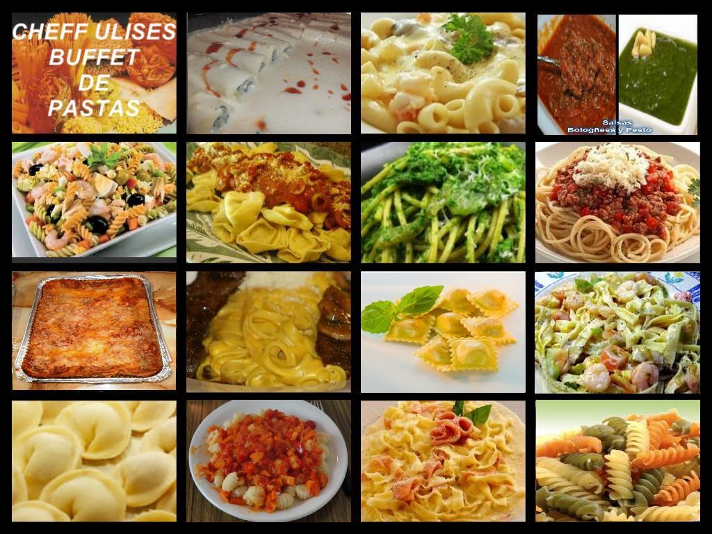 CHEFF ULISES - CATERING: BUFFET DE PASTAS