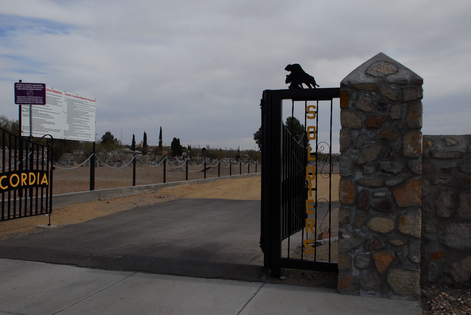 Texas Mountain Trail Daily Photo: Concordia Cemetery, Buffalo Soldier ...