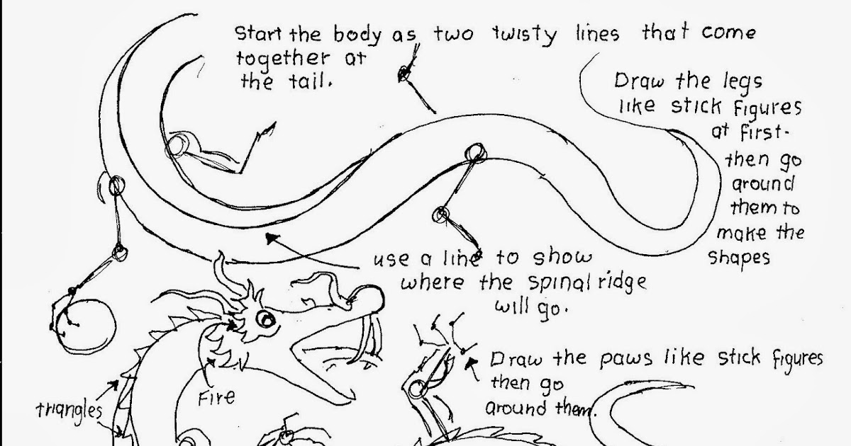 How to Draw Worksheets for The Young Artist: How To Draw A Chinese ...