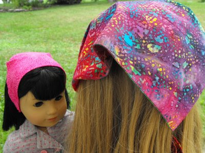 Hanging On by a Needle and Thread: Triangle Head Scarves