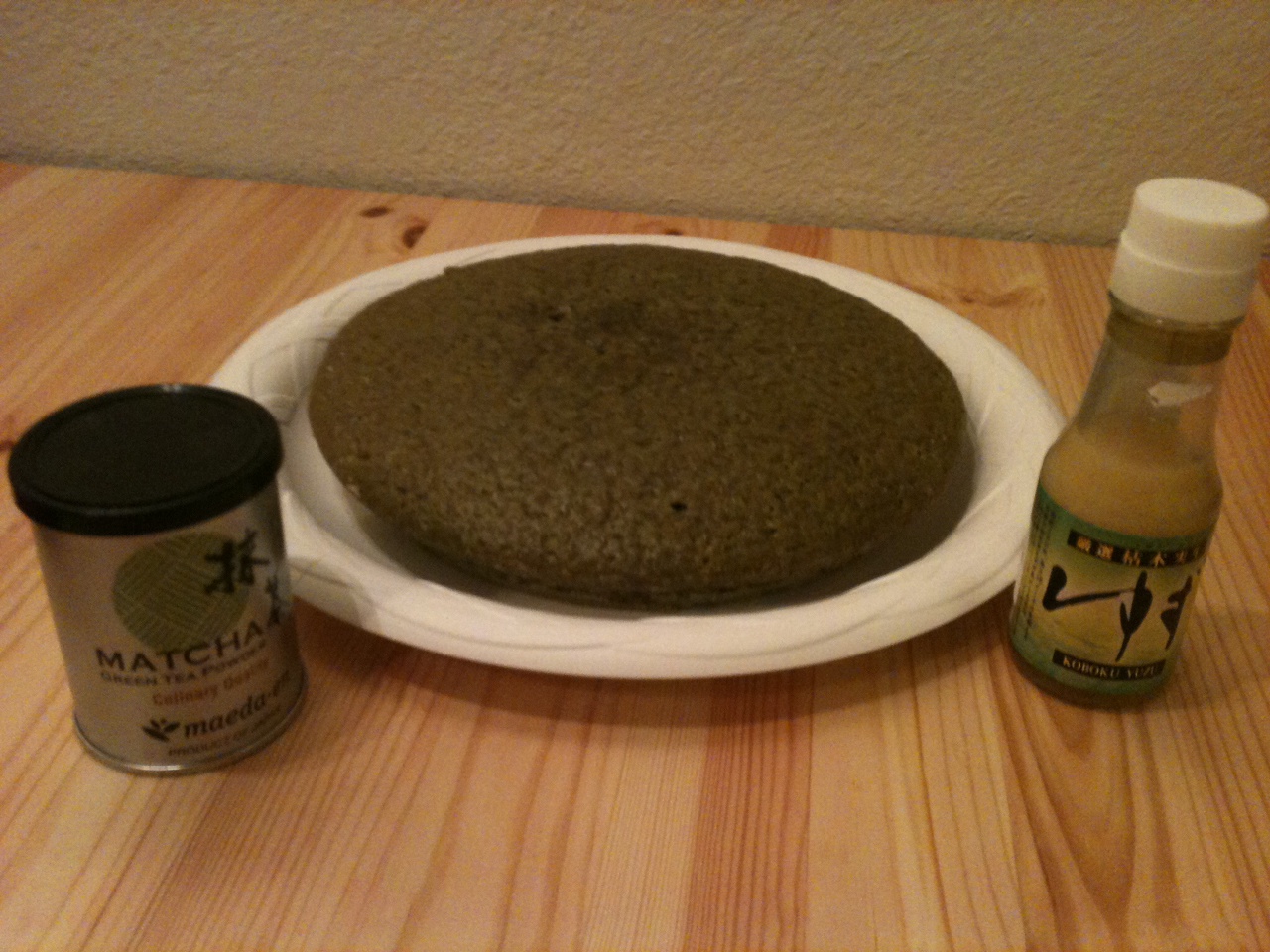 Cooking journal: : Matcha yuzu cake