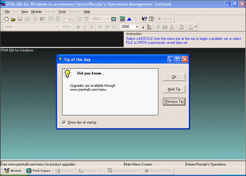QM for Windows | ECHO 17