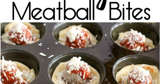 Cheesy Meatball Bites - Easy Recipes