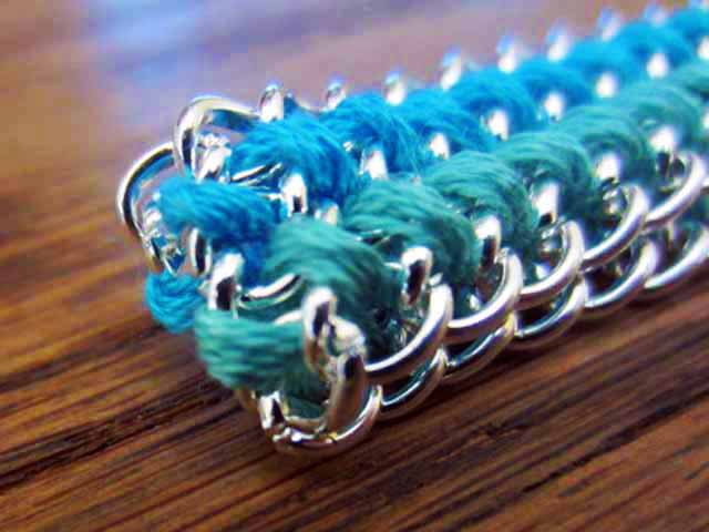 Make a Statement: DIY Woven Chain Necklace Tutorial