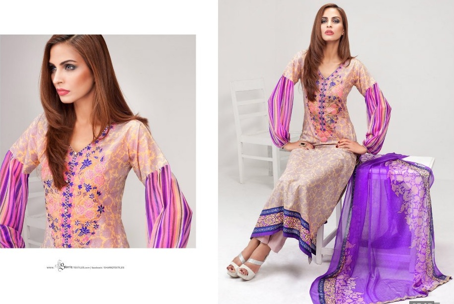 Shariq Textiles Feminine Embroidered Designer Series 2013 - Pakistani ...