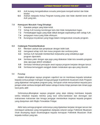 FORMAT KERTAS KERJA & LAPORAN: FORMAT LAPORAN AKTIVITI