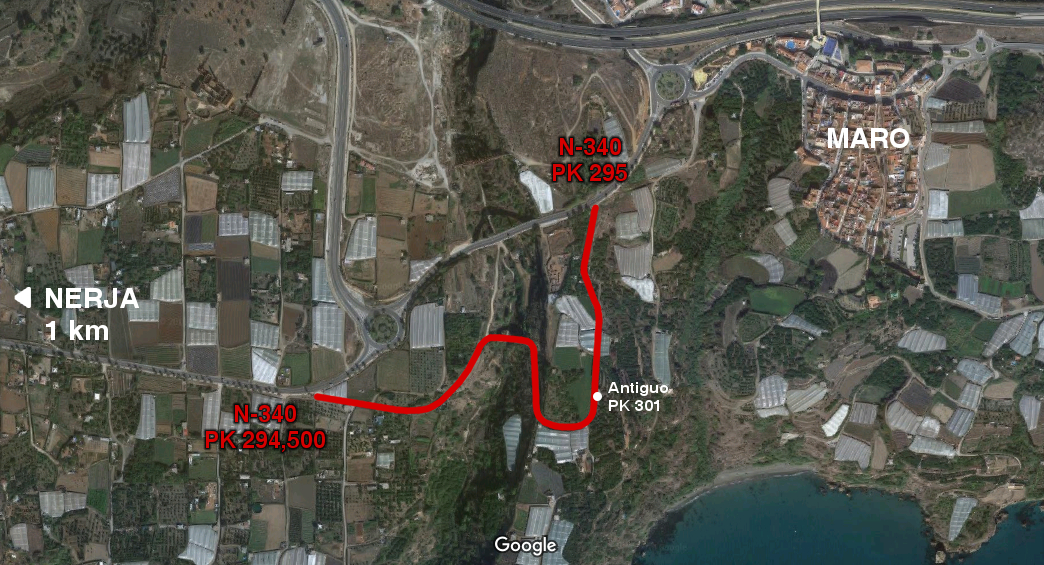 EN LA CARRETERA II: N-340. TRAMO ABANDONADO ENTRE NERJA Y MARO (MÁLAGA)