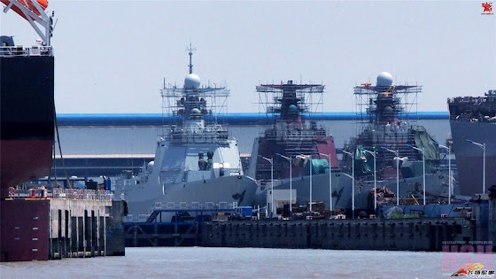 Naval Open Source INTelligence: New Chinese 052D Destroyers, 3 In A Row ...