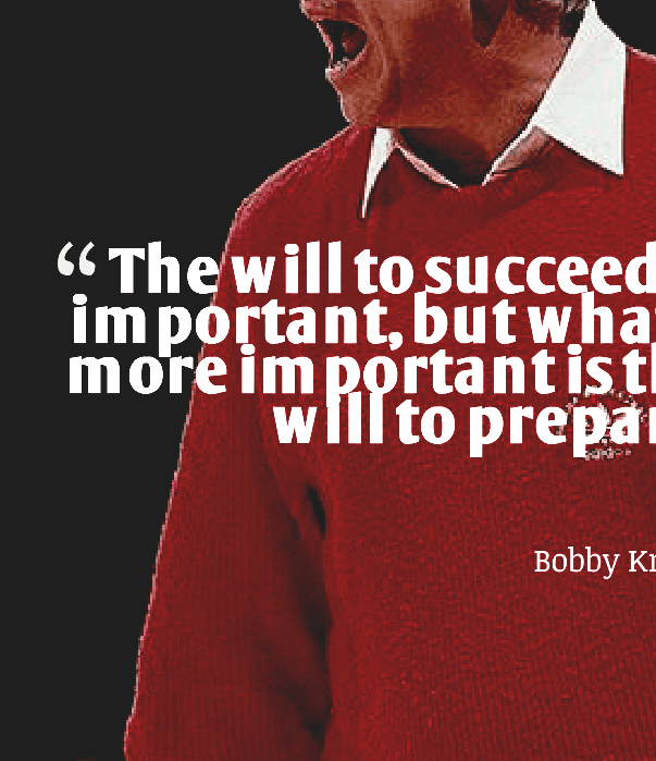 Bob Knight - Bobby Knight Quote