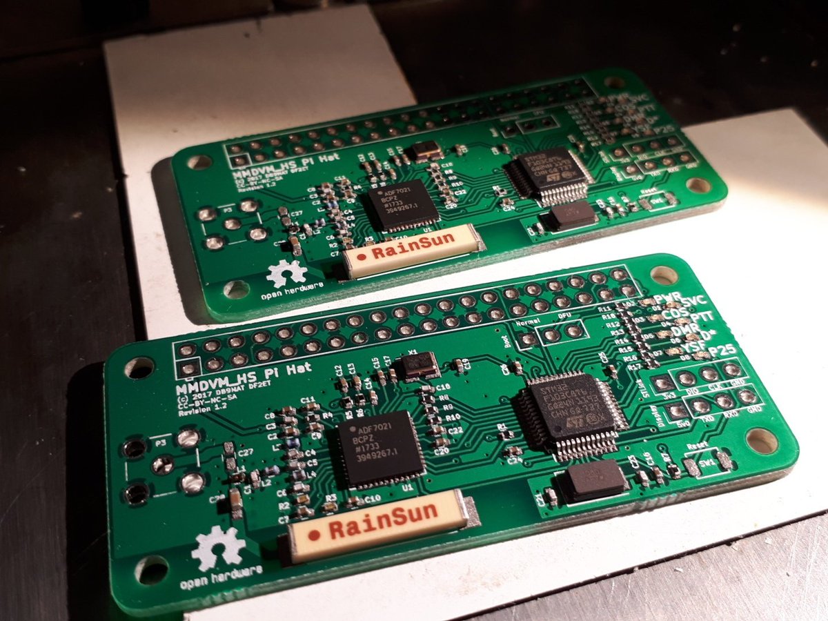 MMDVM HS Hat hotspot: MMDVM_HS_Hat board