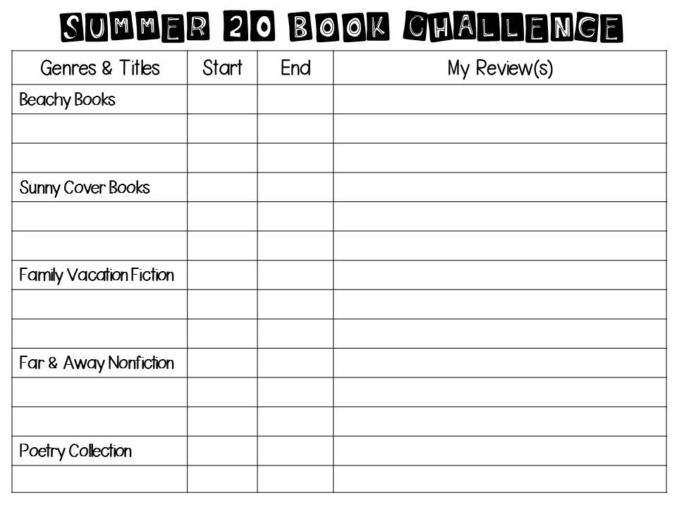 Summer Reading Challenge | My Shoestring Life