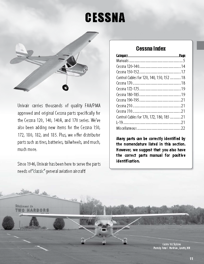 ARQUIVOS AERONÁUTICOS: Catalogo de Partes Cessna - 2012