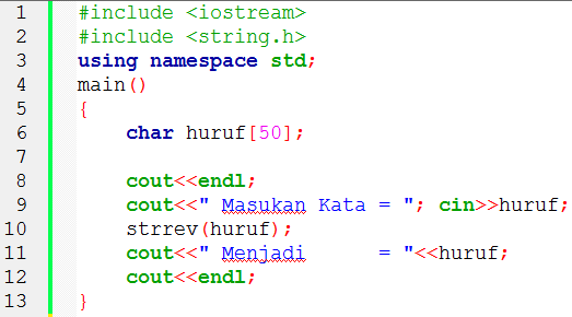 Manipulasi String Pada C++ - Agimnid