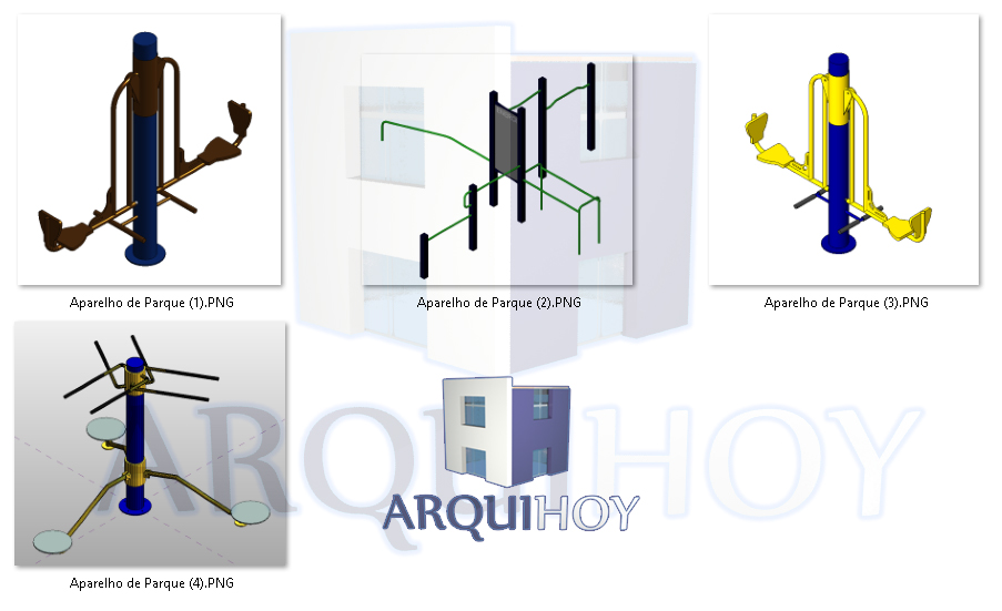 Familia aparatos de ejercicios / Family exercise machines (RFA) A ...