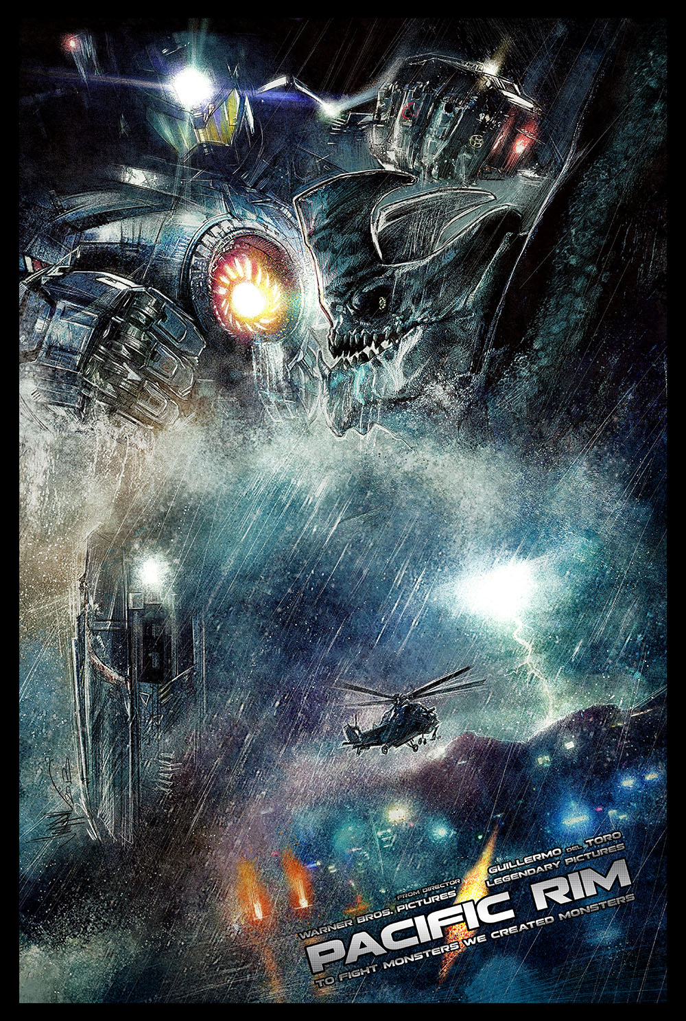 The Geeky Nerfherder: Cool Art: Even More 'Pacific Rim' Fan Art!