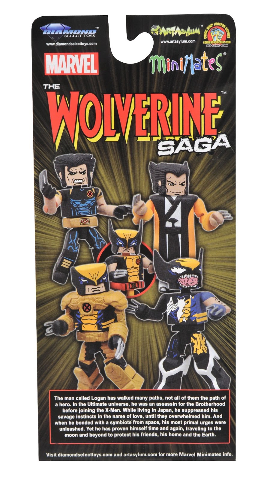 The Venom Site: wolverine with symbiote minimate