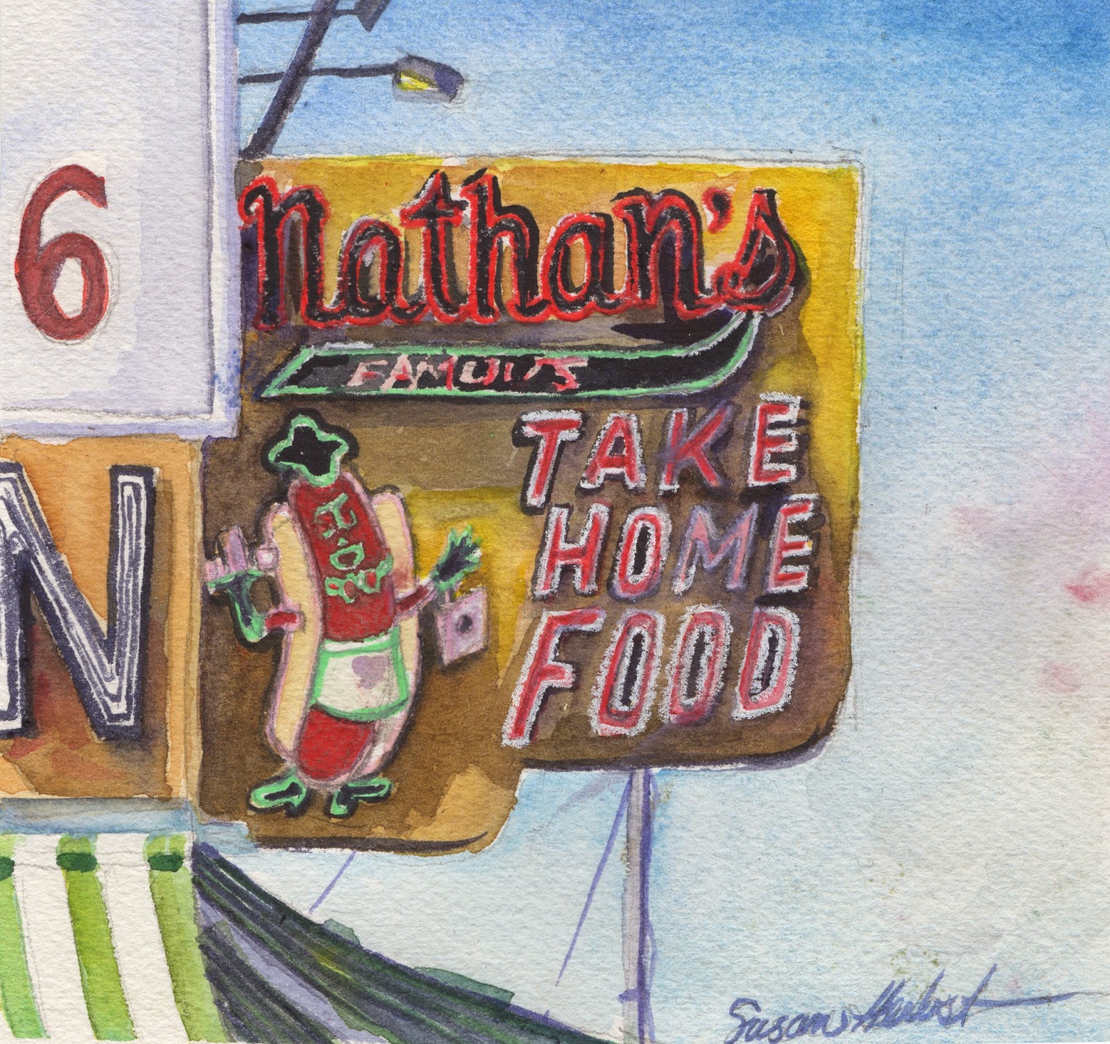 Mermaid Musings: Day 2 - 30/30 Challenge - Nathan's Famous