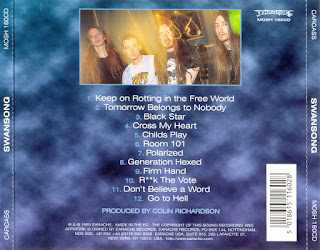 Cries from the Quiet World: Carcass "Swansong"