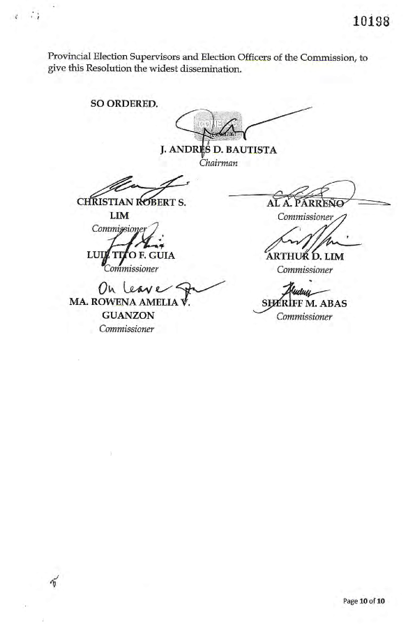 Information is the Key: COMELEC CHECKPOINT (BSKE2017)