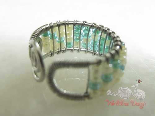 WireBliss's Wire Jewelry: 3 Wire Wrap Rings and Something for Myself