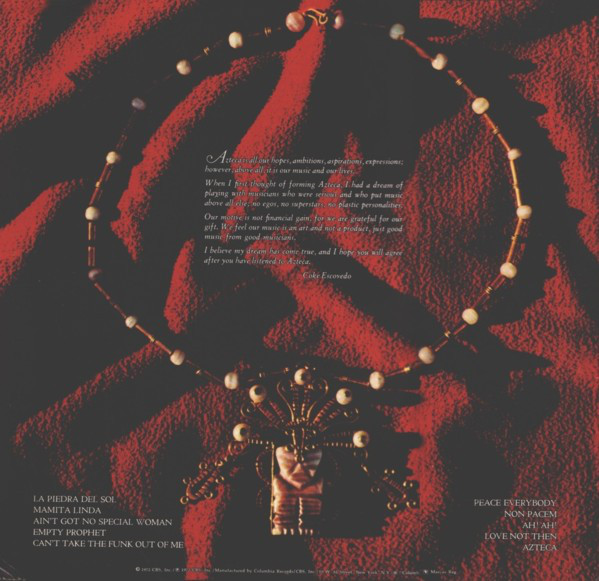 johnkatsmc5: Azteca “Azteca” 1972 first lp one of the best albums of ...