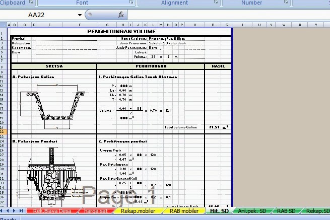 KUMPULAN RAB DAN GAMBAR BANGUNAN SEKOLAH: KUMPULAN RAB DAN GAMBAR ...