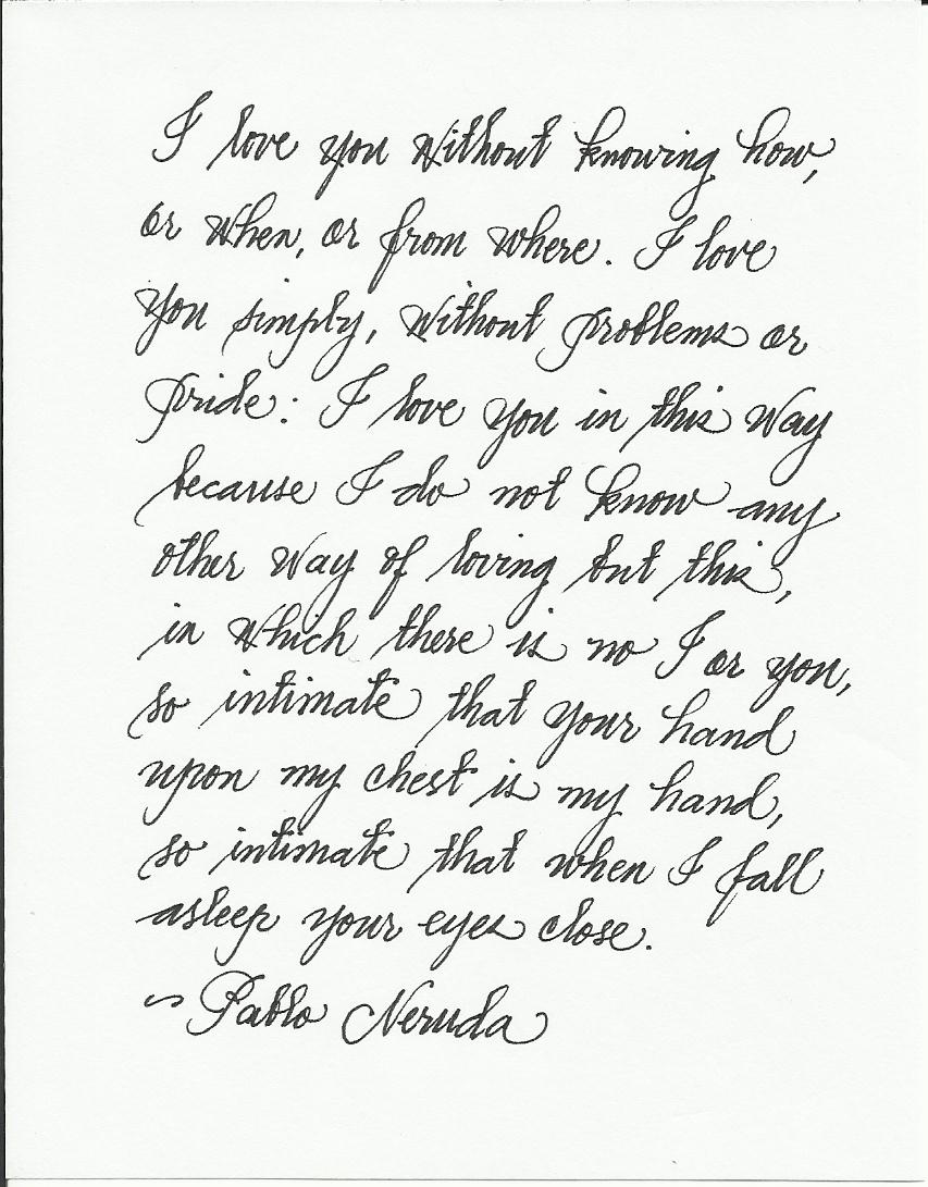 Dress Up Your Handwriting: Handwritten Letters: Nostalgic and Romantic