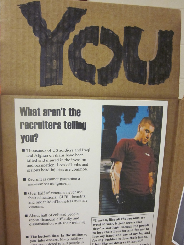 Sustainable Options for Youth: SOY table at Austin HS, Loyal Forever