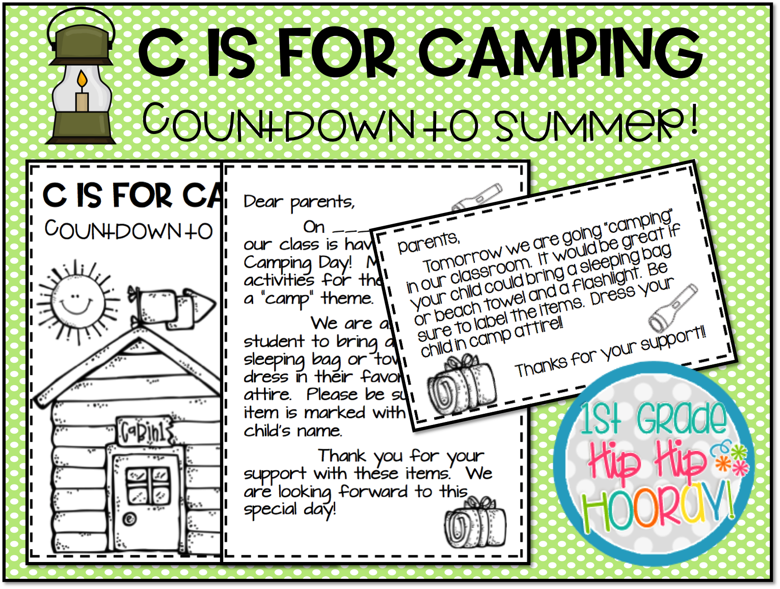 1st Grade Hip Hip Hooray!: ABC Countdown to Summer!