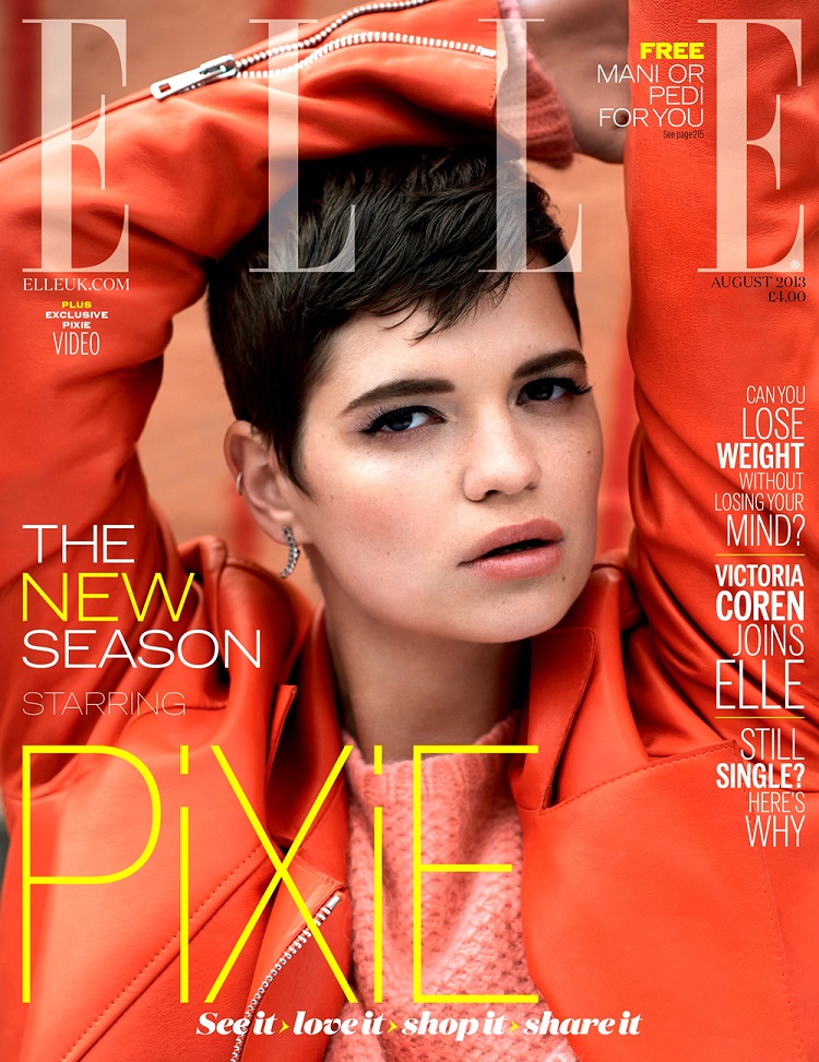 Pixie Geldof on Cover Magazine Photoshoot For Elle UK Magazine August ...