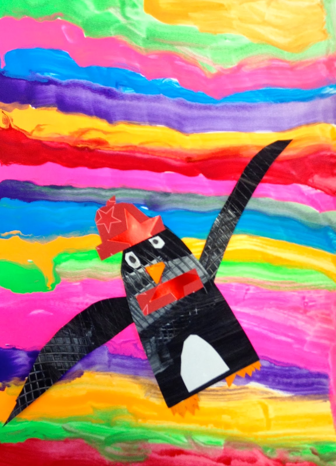 Art. Eat. Tie Dye. Repeat.: 1st Grade Funky Penguins