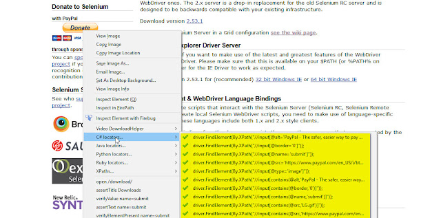 How to find Xpaths using WebDriver Element Locator - Let'z Test