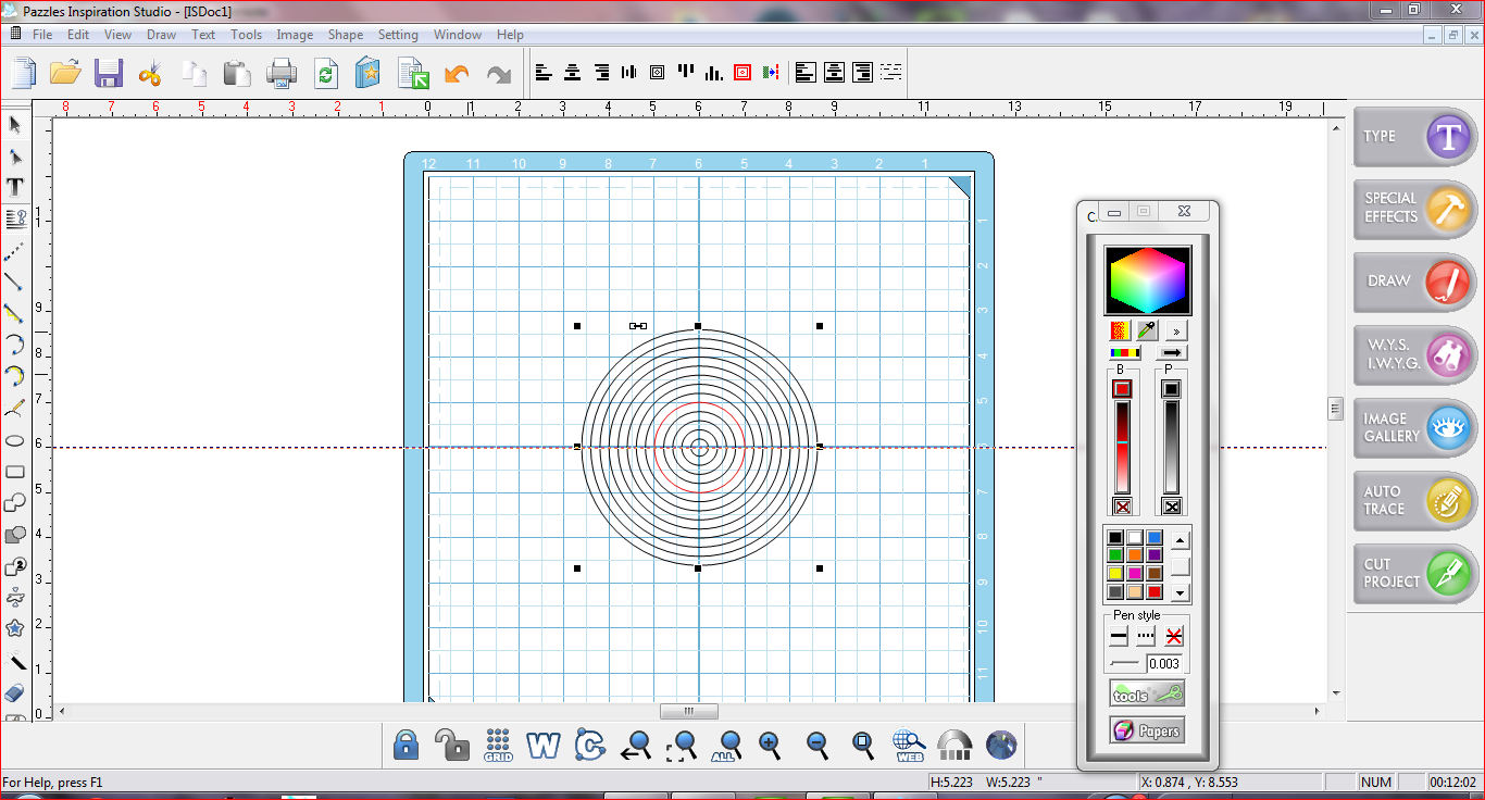 Dec 3-5 Part 7 Creating a Round Swirl – Cards and Stitches