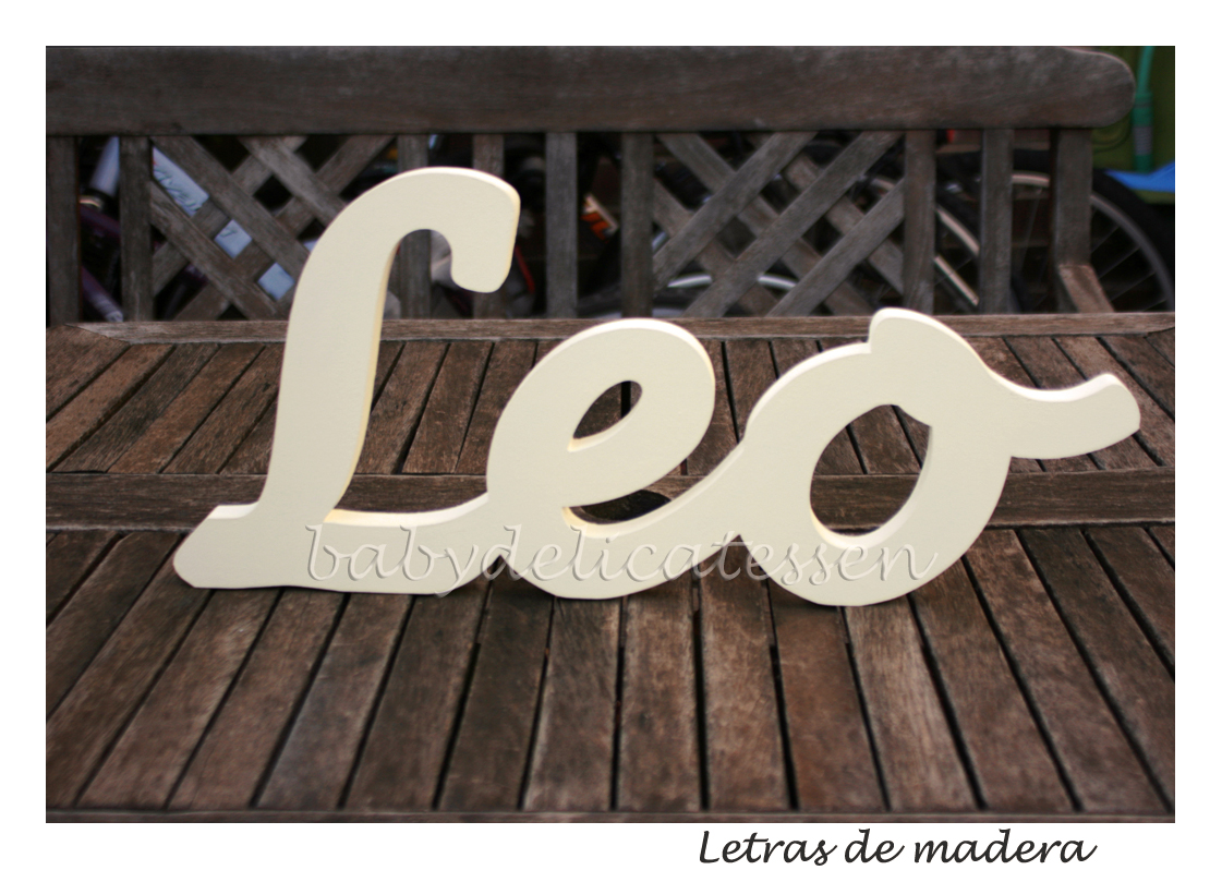 BABY DELICATESSEN LETRAS DE MADERA: enero 2016