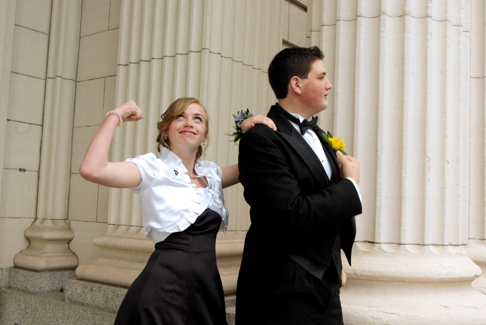 There was a bright flash of light...: April 2011