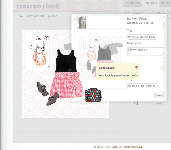 My Mom-Friday: Fun Friday: Virtual Fashion Styling on Miss-Match