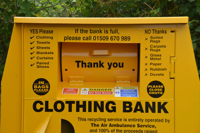 Burton Green: Air Ambulance Clothing Bank